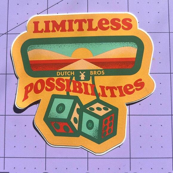 Other | Dutch Bros Limitless Possibilities Sticker | Poshmark